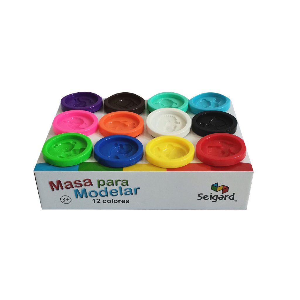Masas Para Modelar 12 Colores - Seigard