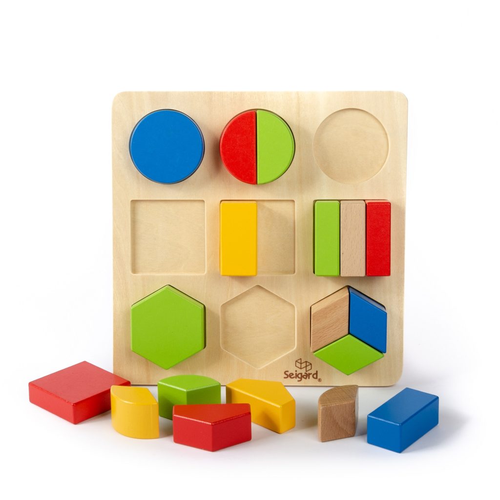 Tablero Encaje Geométrico 18 Piezas - Seigard