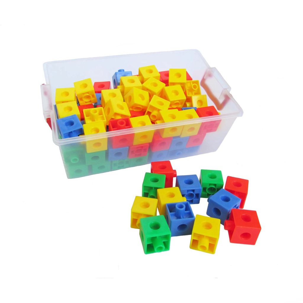 Set De Cubos Multiencaje 4 Colores - Seigard