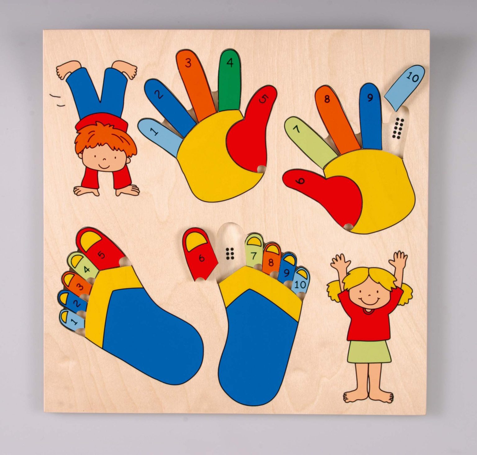 Puzzle Contando Con Los Dedos - Seigard