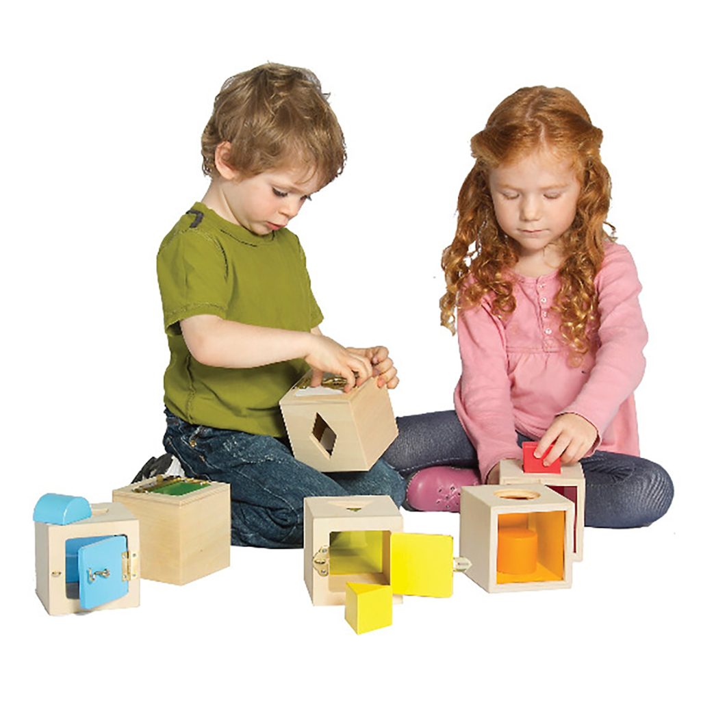 Set De Cajas Montessori 6 Unidades - Seigard